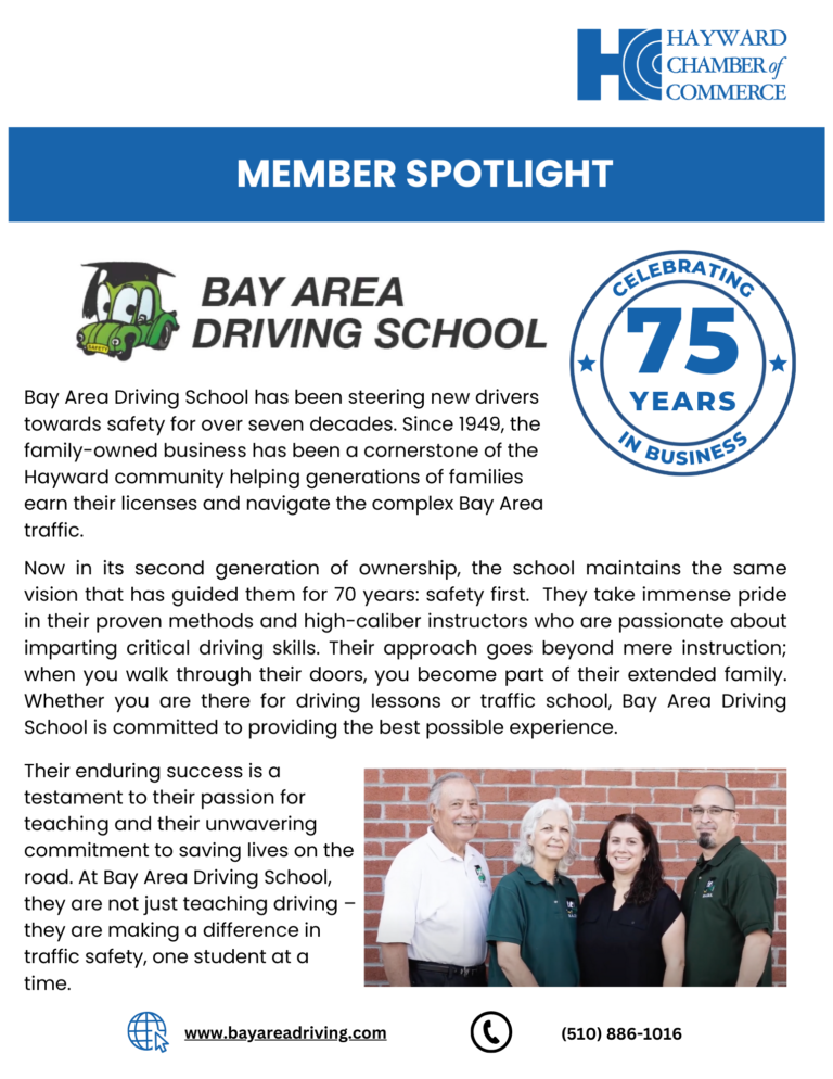 Hayward Chamber of Commerce Member Spotlight - Bay Area Driving School